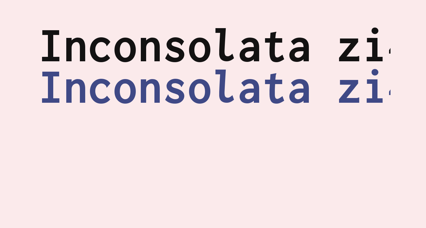 Inconsolata zi4[varl,varqu] Bold free Font - What Font Is