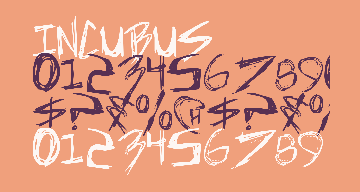 Incubus free Font - What Font Is