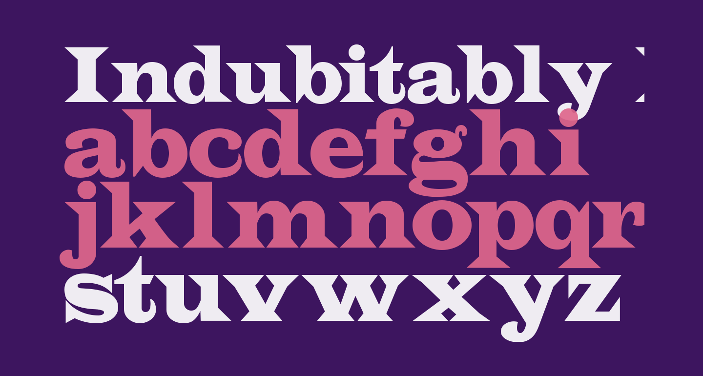 Indubitably NF free Font - What Font Is