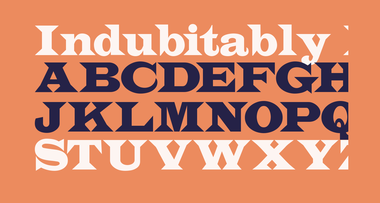 Indubitably NF free Font - What Font Is