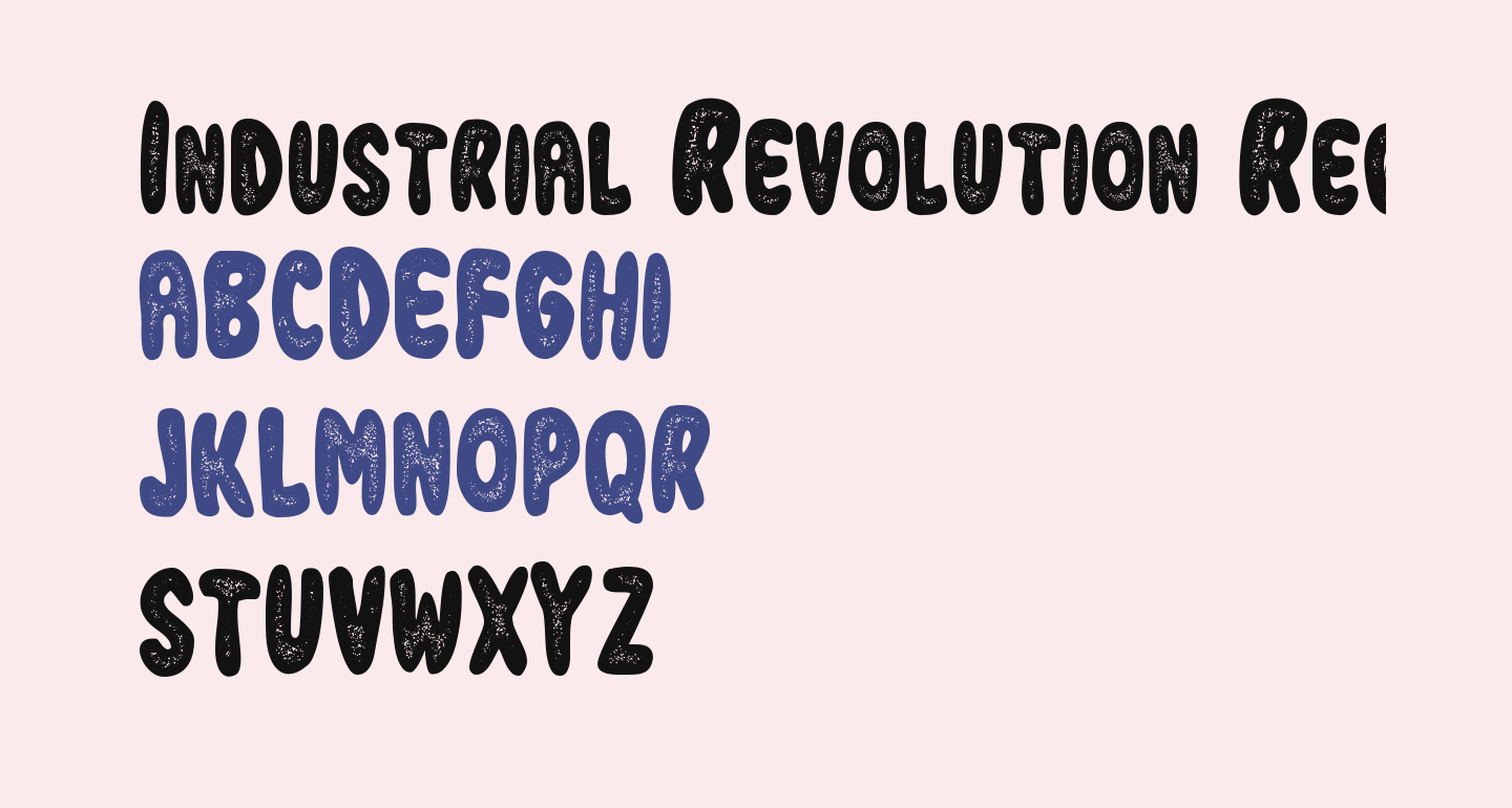 Industrial Revolution Regular free Font - What Font Is