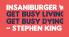Insaniburger with Cheese free Font - What Font Is