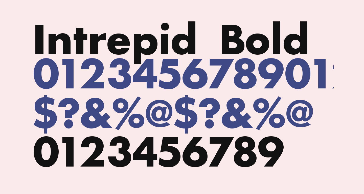 Intrepid Bold free Font - What Font Is