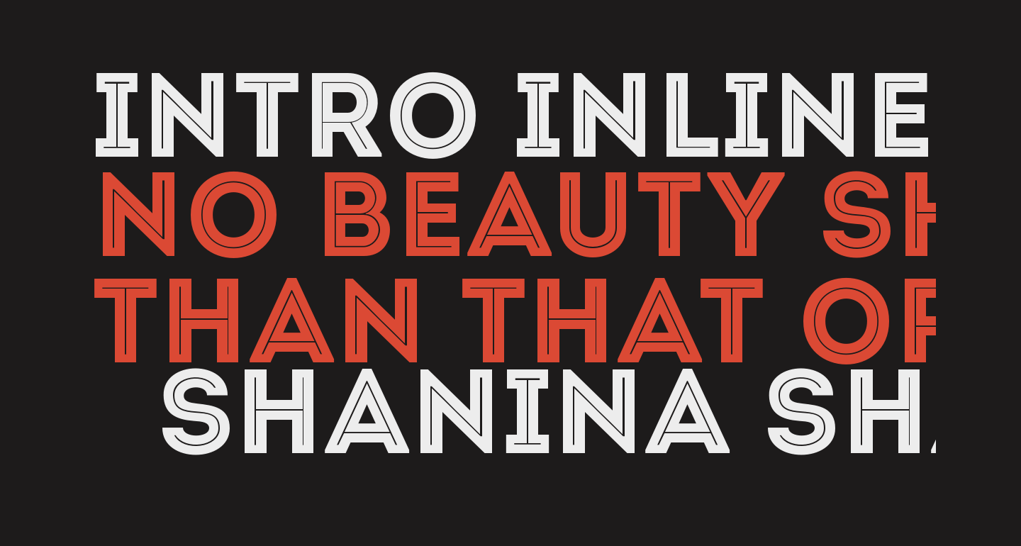 Intro-Inline free Font - What Font Is
