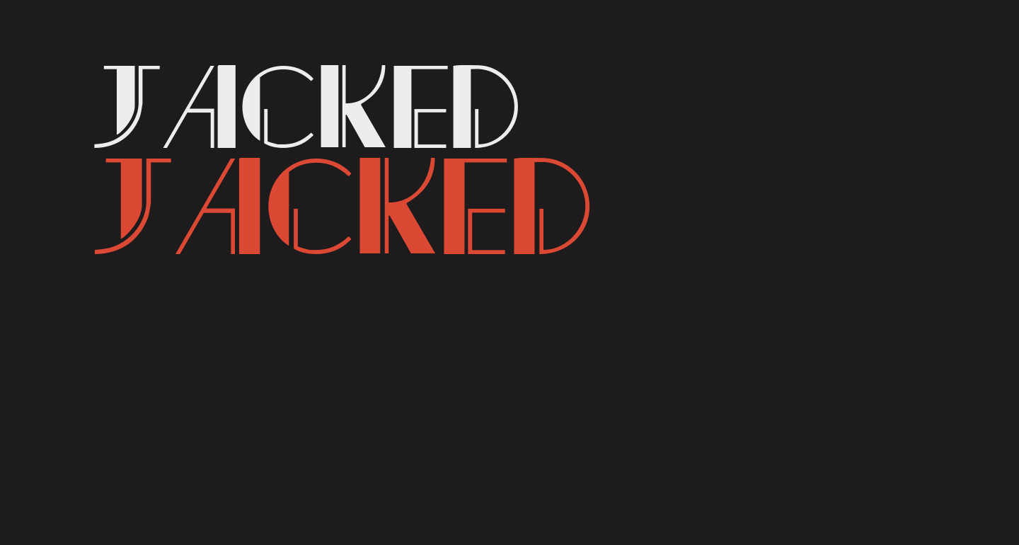 Jacked free Font - What Font Is