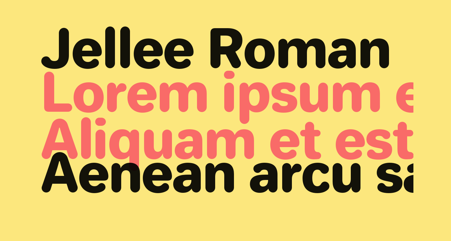 Jellee Roman free Font - What Font Is
