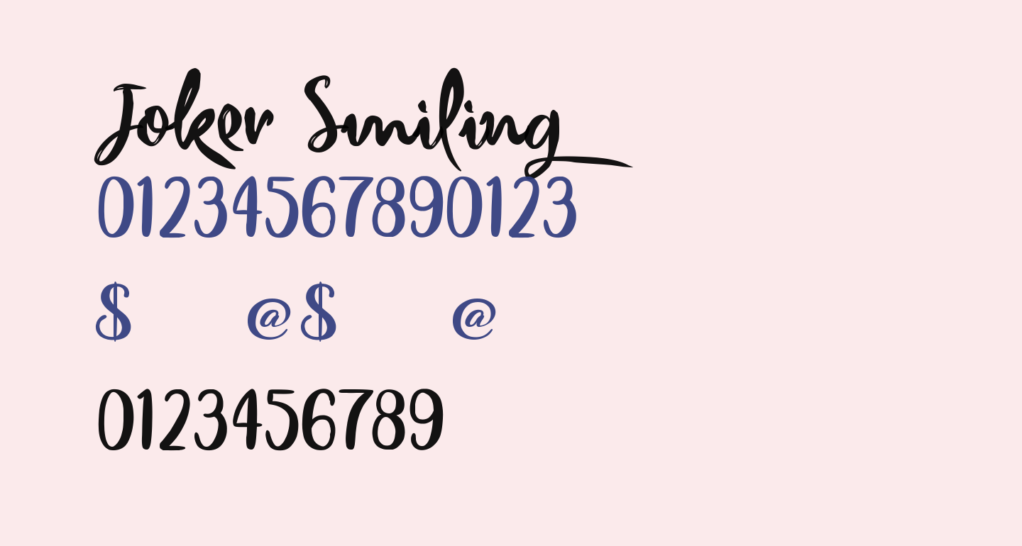 Joker Smiling free Font - What Font Is