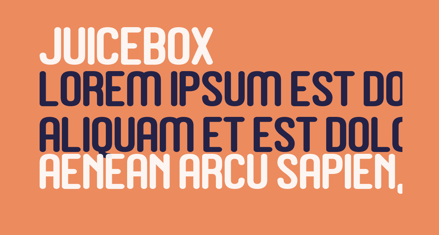 Juicebox free Font - What Font Is