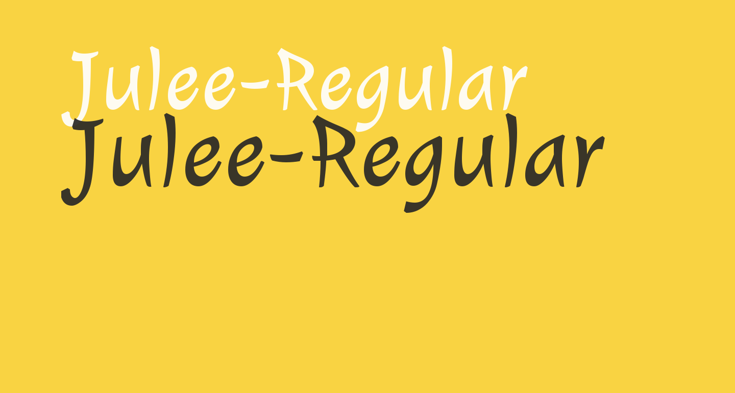 Julee-Regular free Font - What Font Is