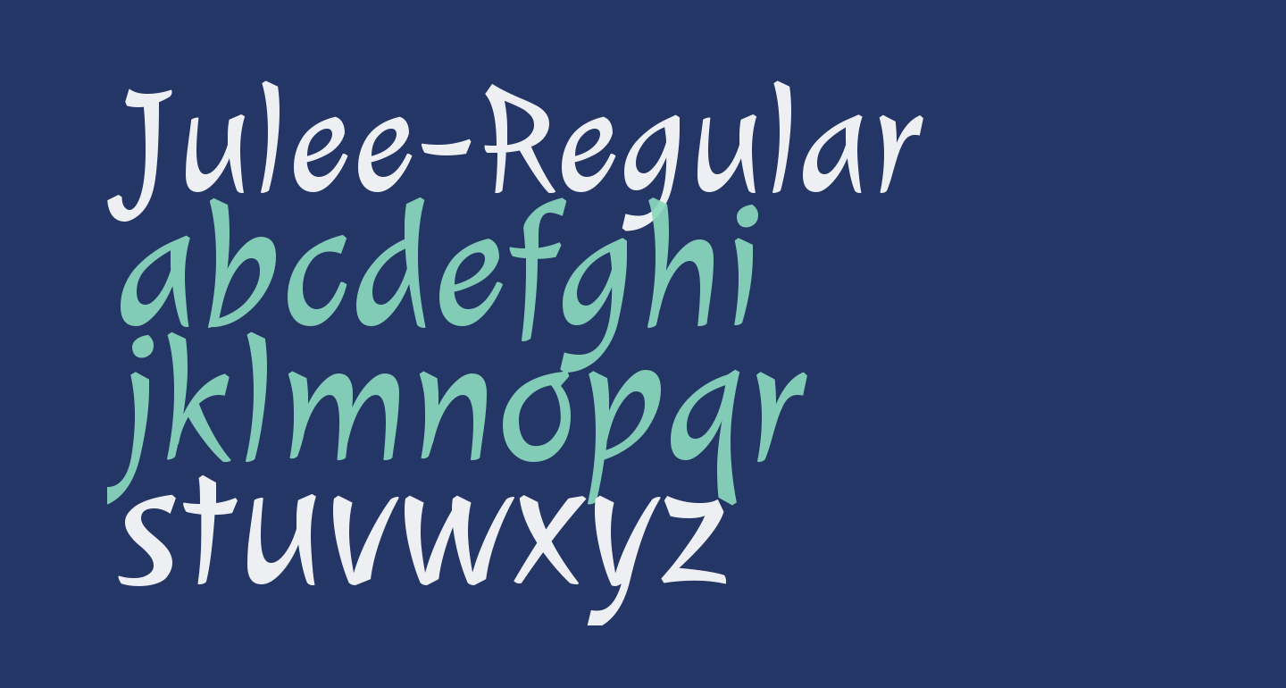 Julee-Regular free Font - What Font Is