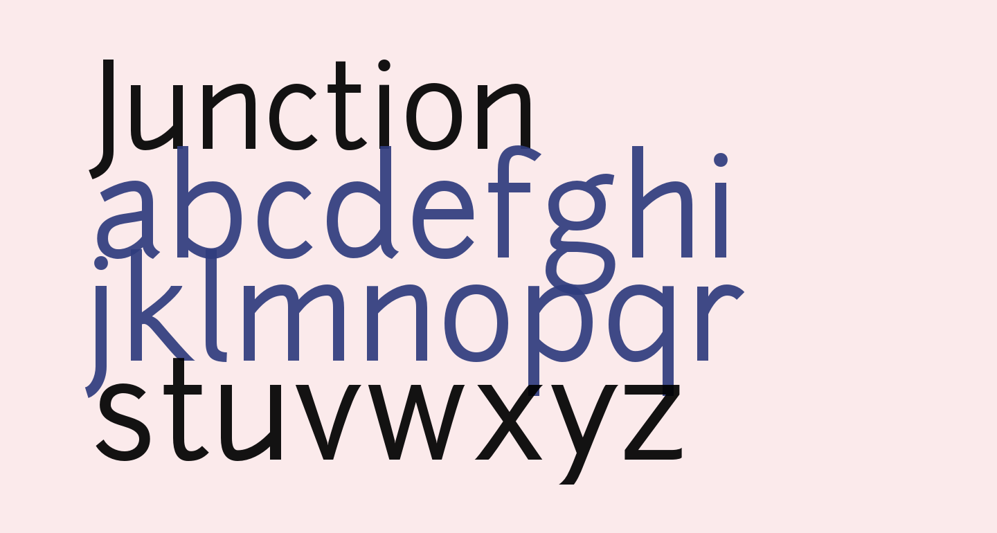 Junction free Font - What Font Is