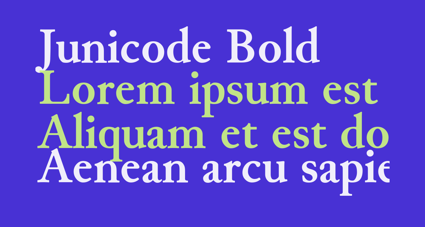 Junicode Bold free Font - What Font Is