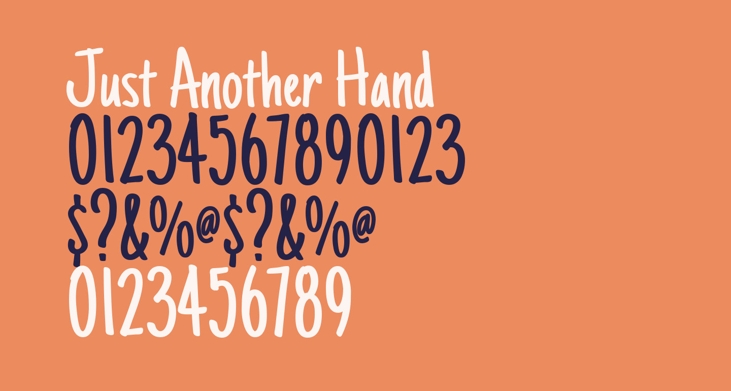 Just Another Hand free Font - What Font Is