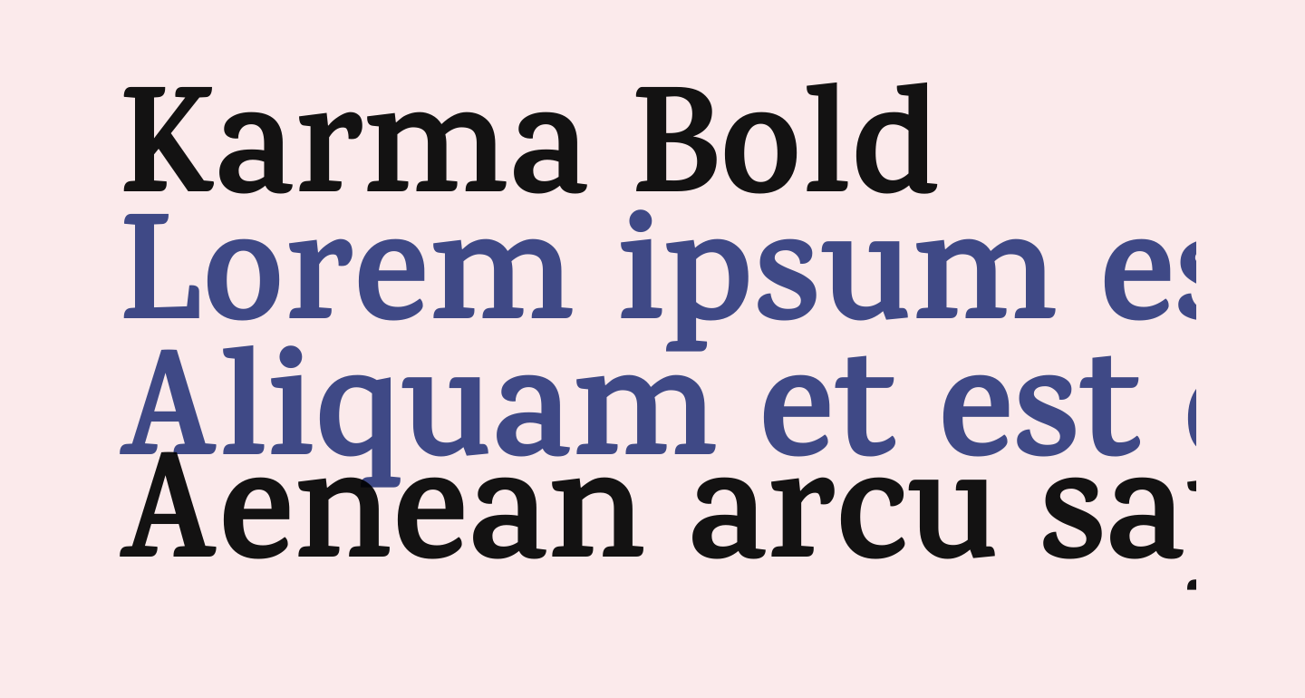 Karma Bold free Font - What Font Is