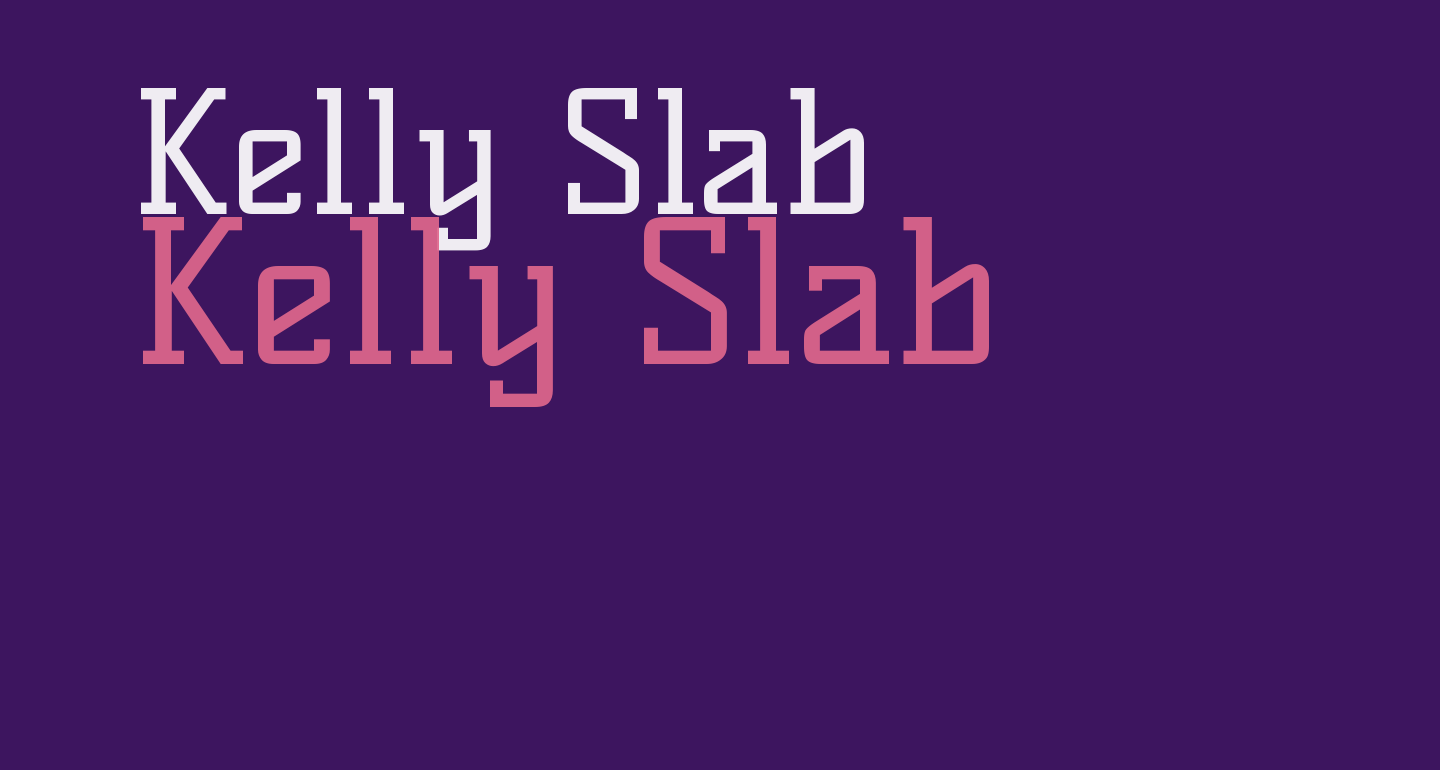 Kelly Slab free Font - What Font Is