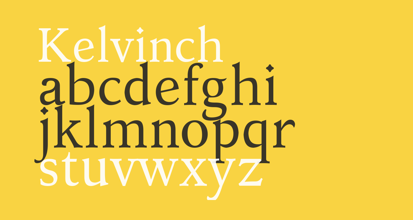 Kelvinch free Font - What Font Is