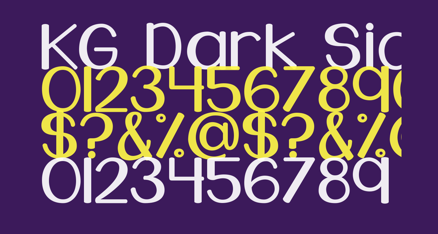 KG Dark Side free Font - What Font Is