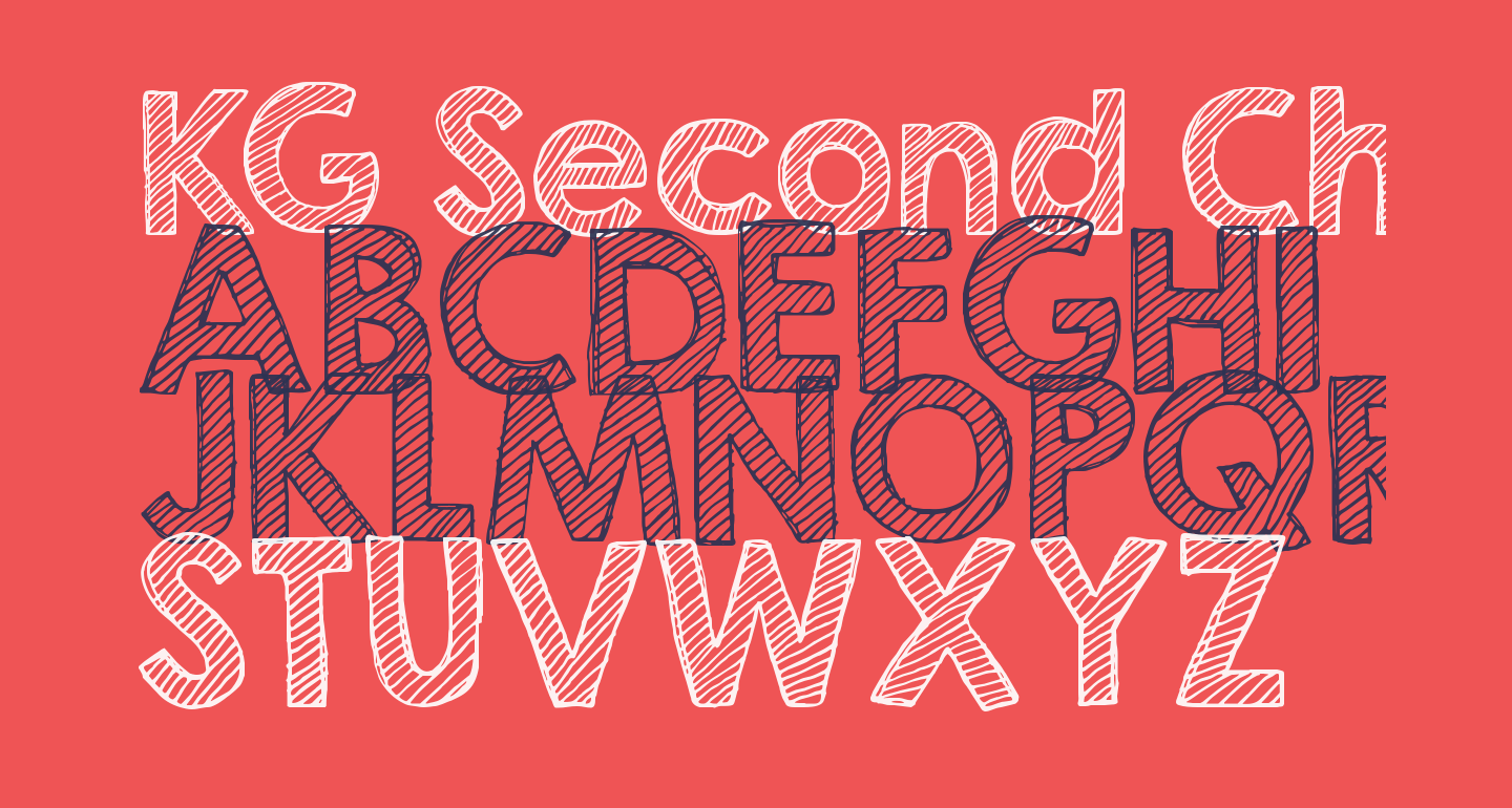 KG Second Chances Sketch free Font - What Font Is