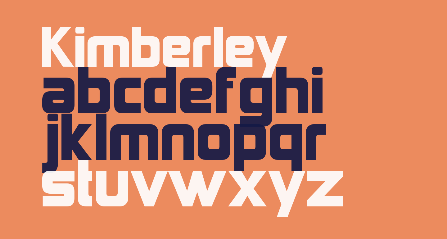 Kimberley free Font - What Font Is
