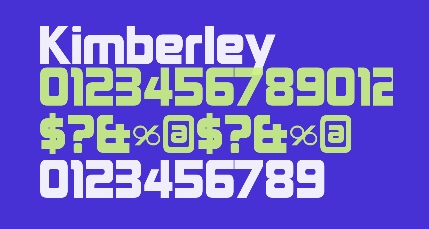 Kimberley free Font - What Font Is
