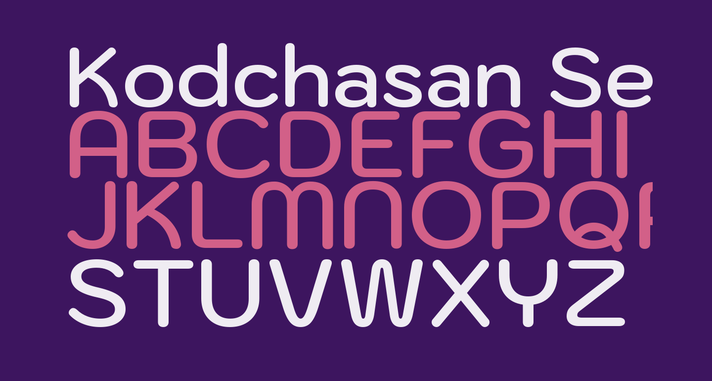 Kodchasan SemiBold free Font - What Font Is