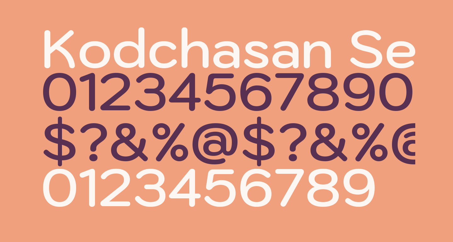 Kodchasan SemiBold free Font - What Font Is