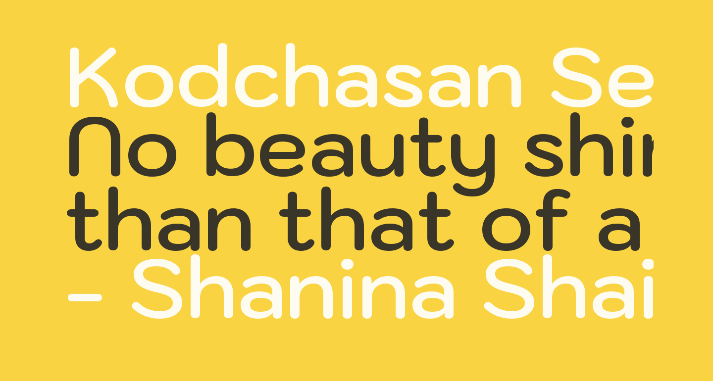 Kodchasan SemiBold free Font - What Font Is