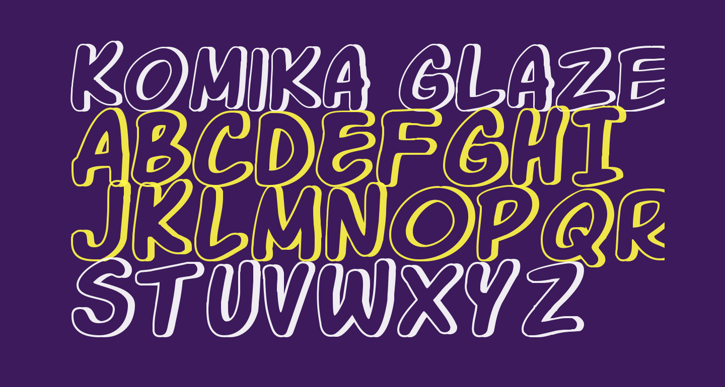 Komika Glaze free Font - What Font Is