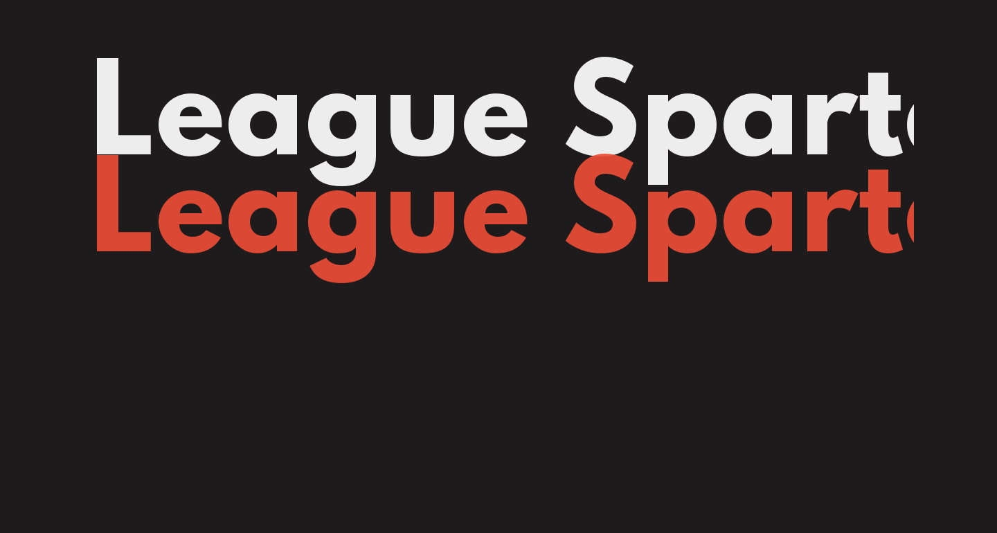 League Spartan Bold free Font - What Font Is