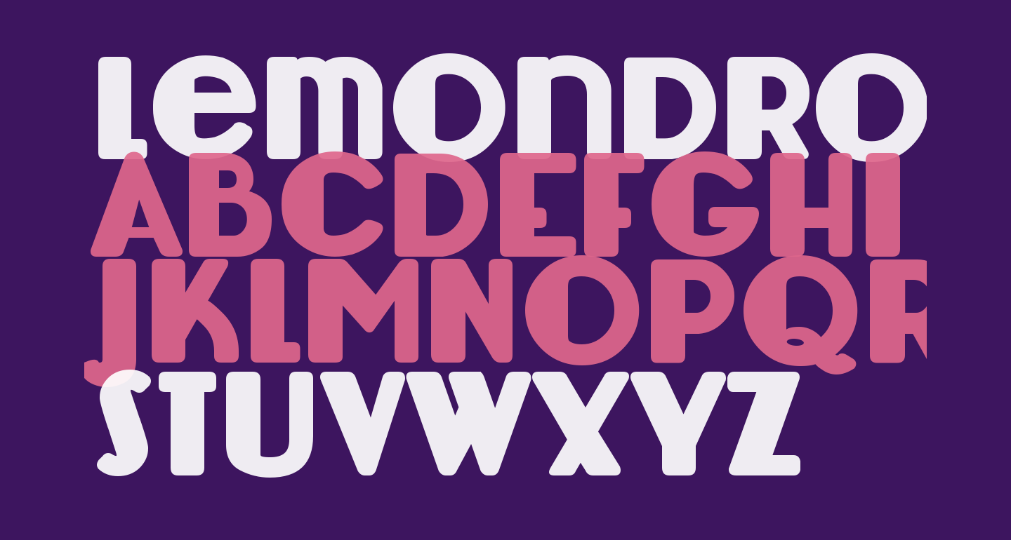 Lemondrop Bold free Font - What Font Is
