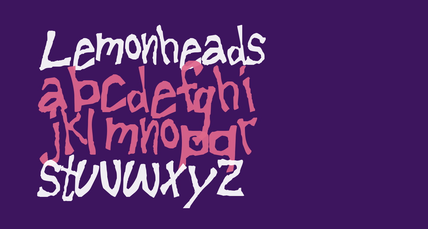Lemonheads free Font - What Font Is