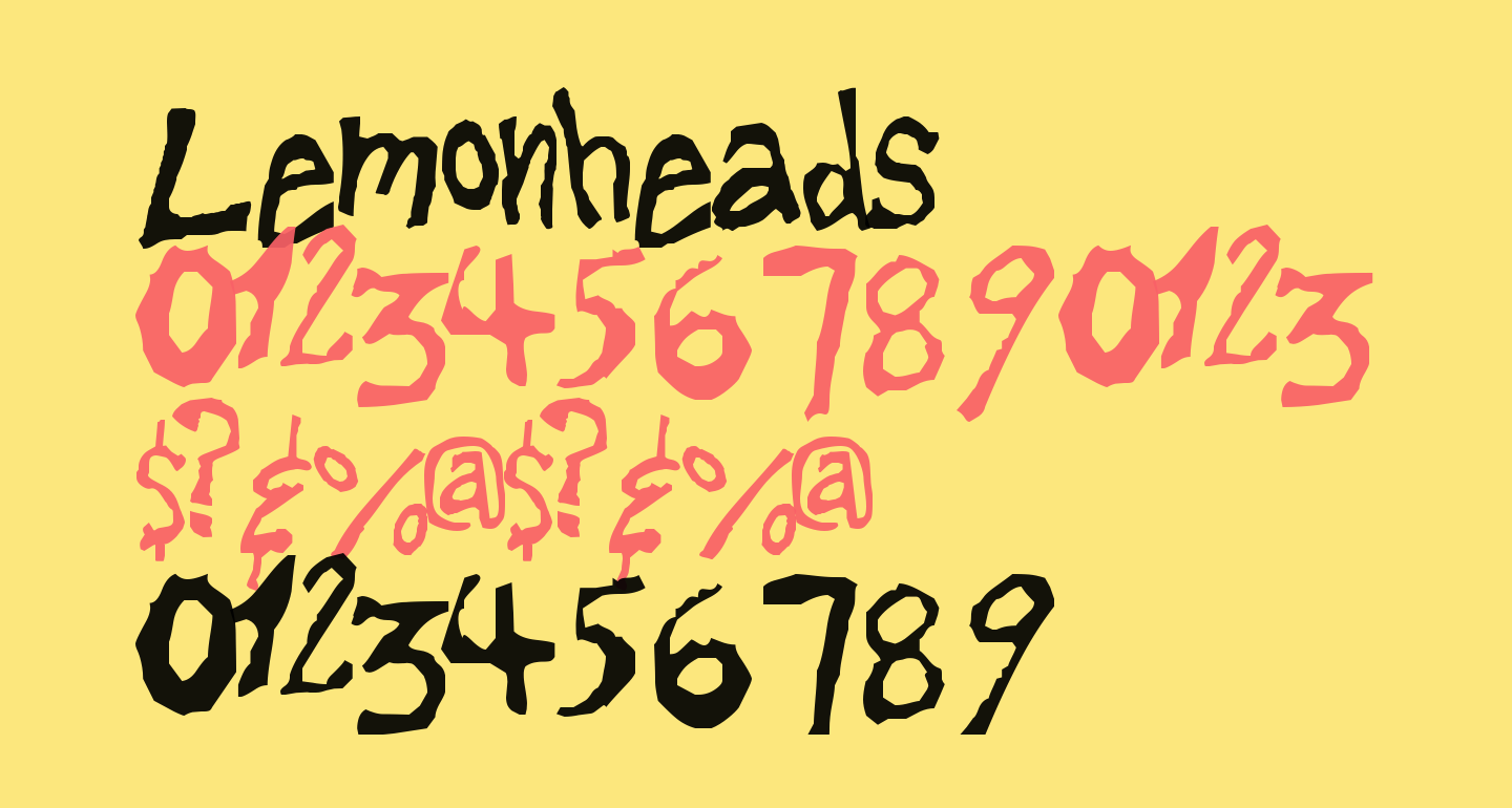 Lemonheads free Font - What Font Is