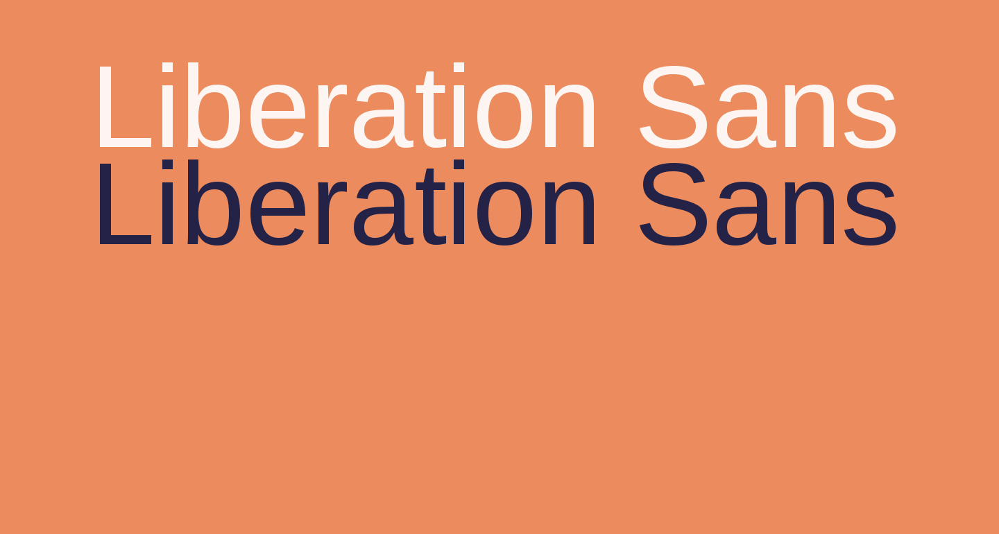 Liberation Sans free Font - What Font Is