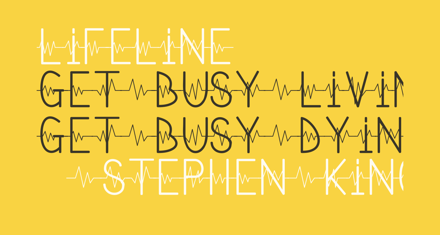 Lifeline free Font - What Font Is