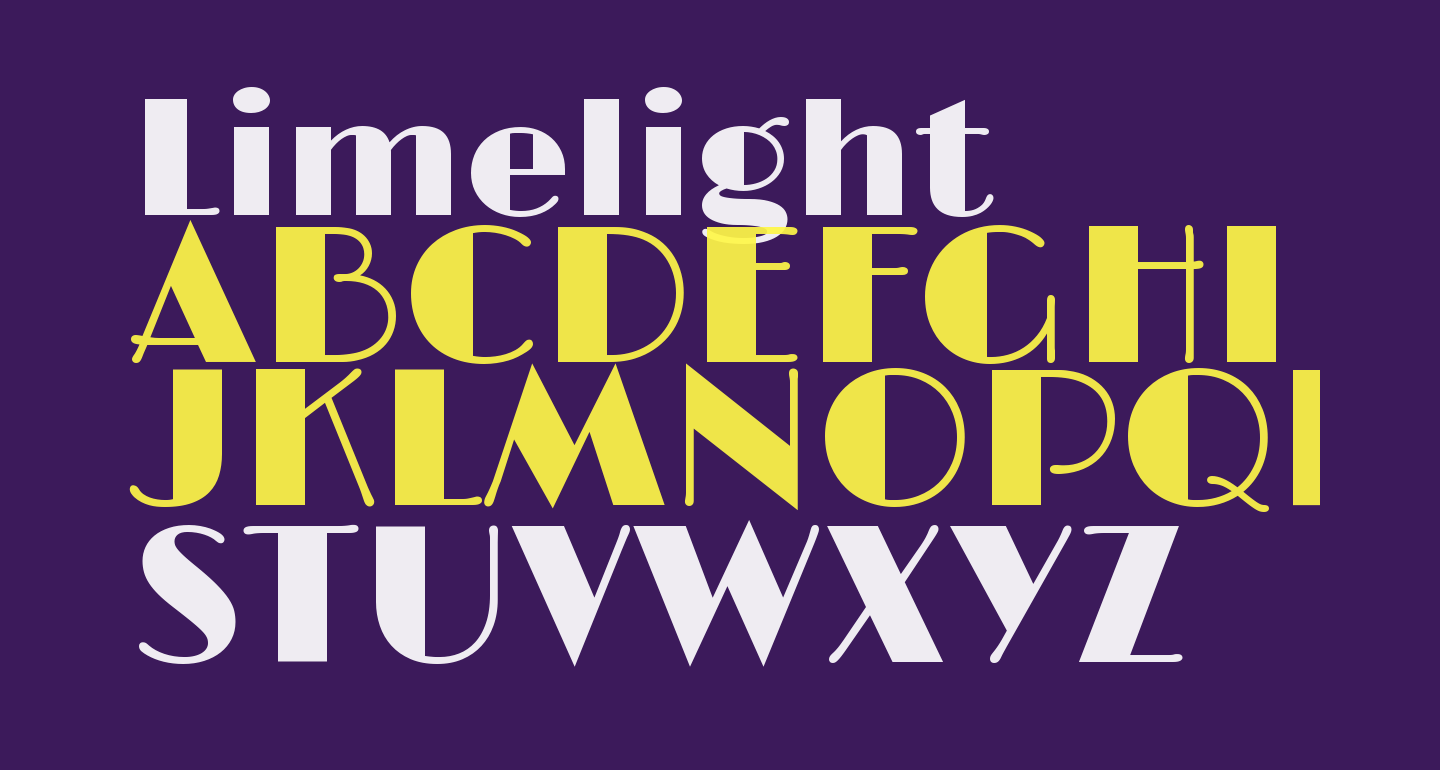 Limelight free Font - What Font Is