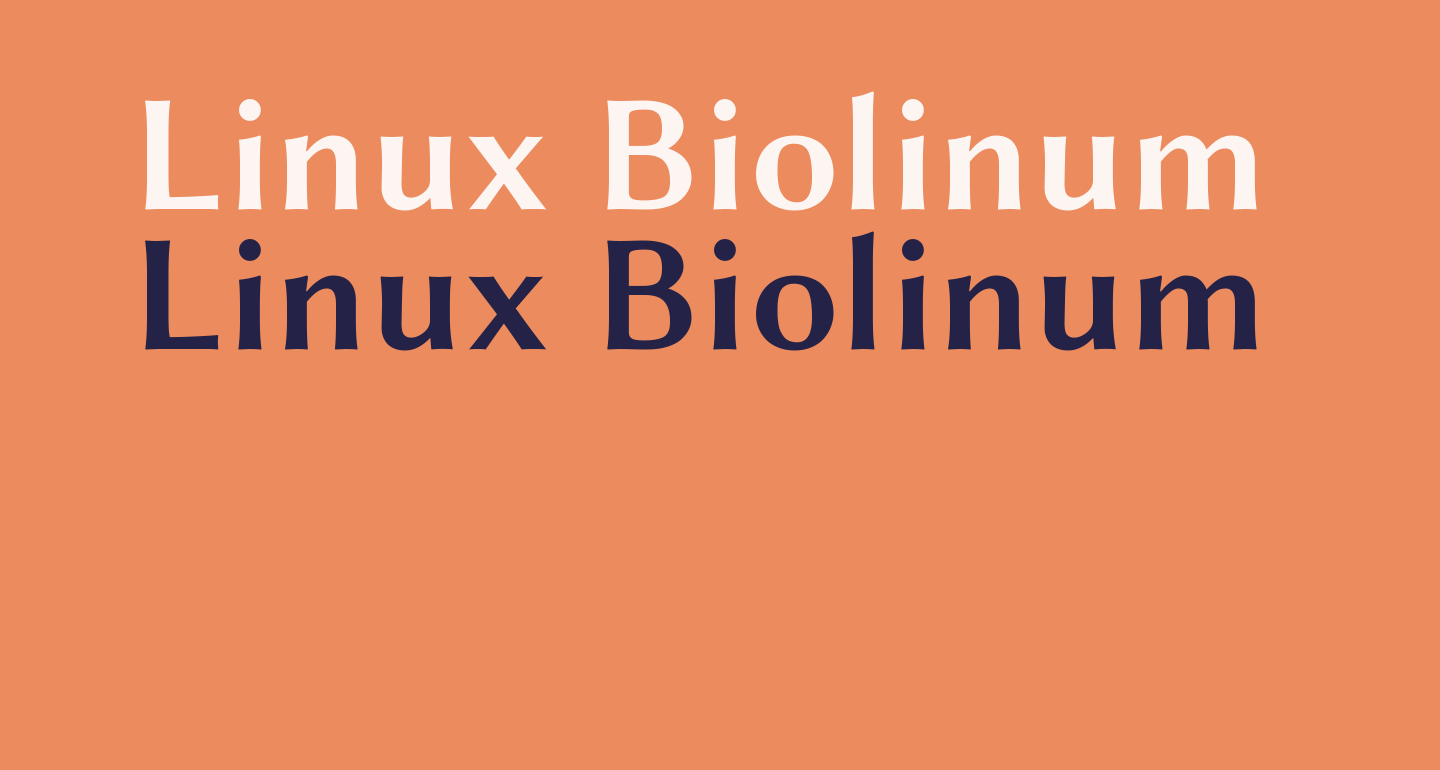 Linux Biolinum Bold free Font - What Font Is