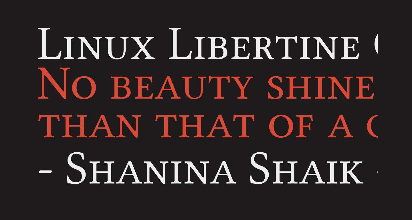 Linux Libertine Capitals free Font - What Font Is