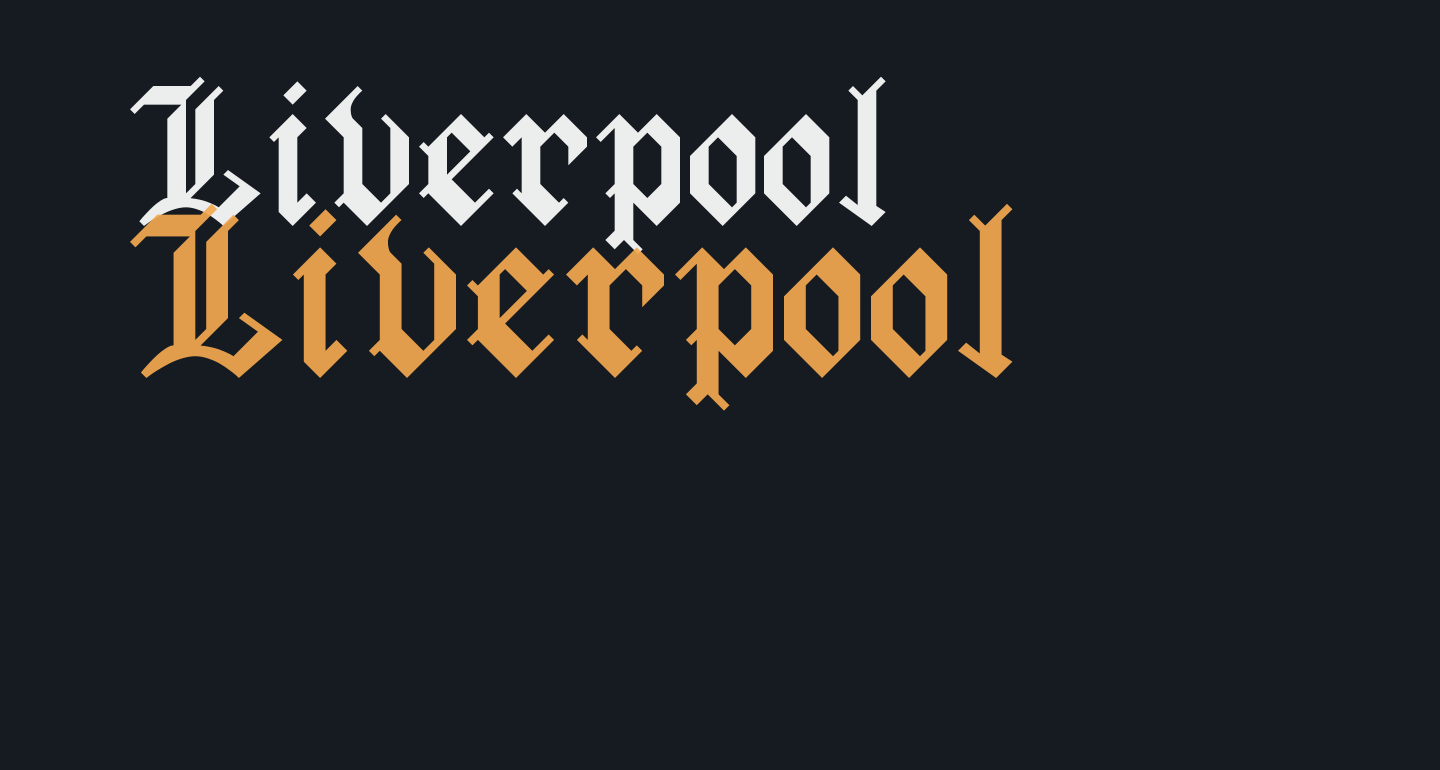 Liverpool free Font - What Font Is