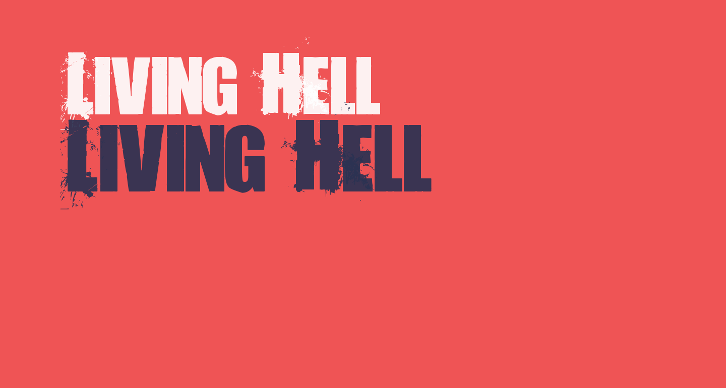 Living Hell free Font - What Font Is