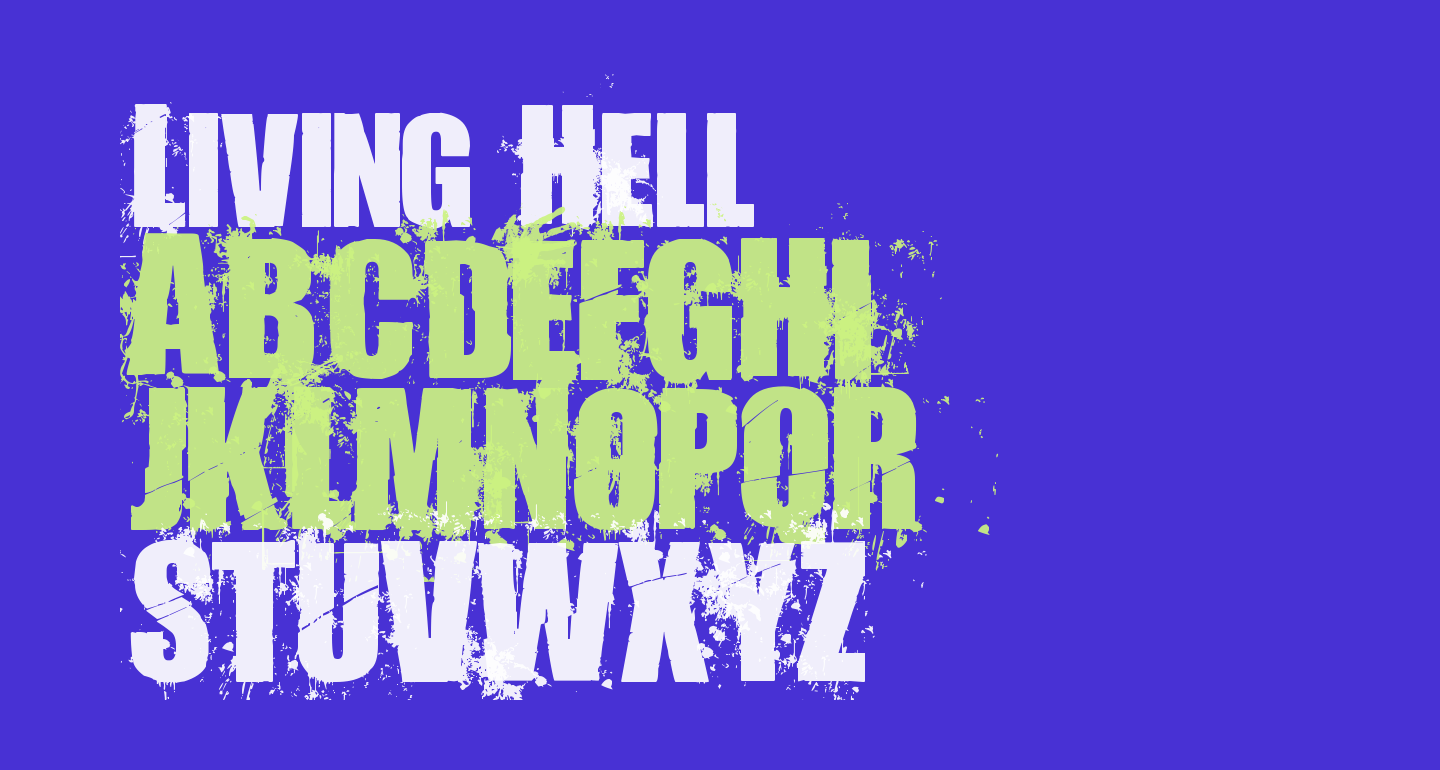 Living Hell free Font - What Font Is