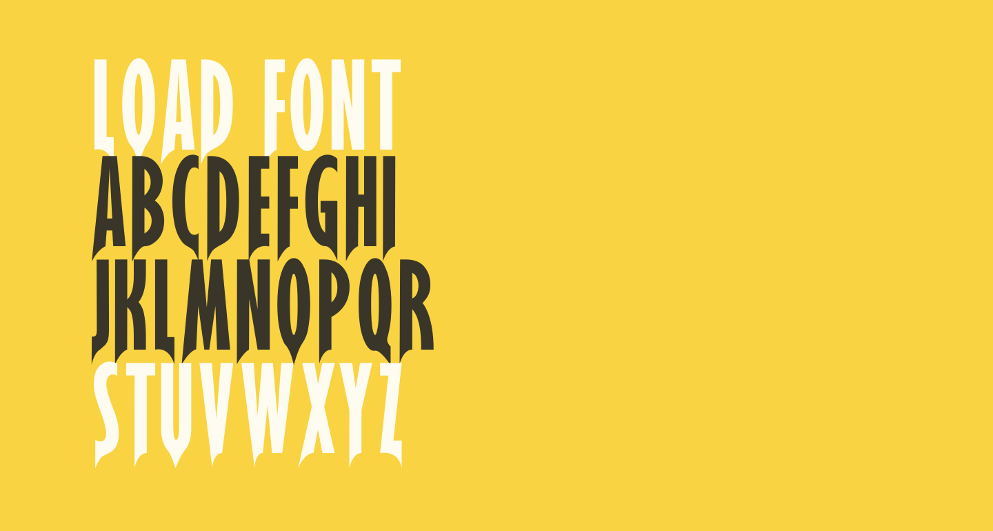 LOAD free Font - What Font Is