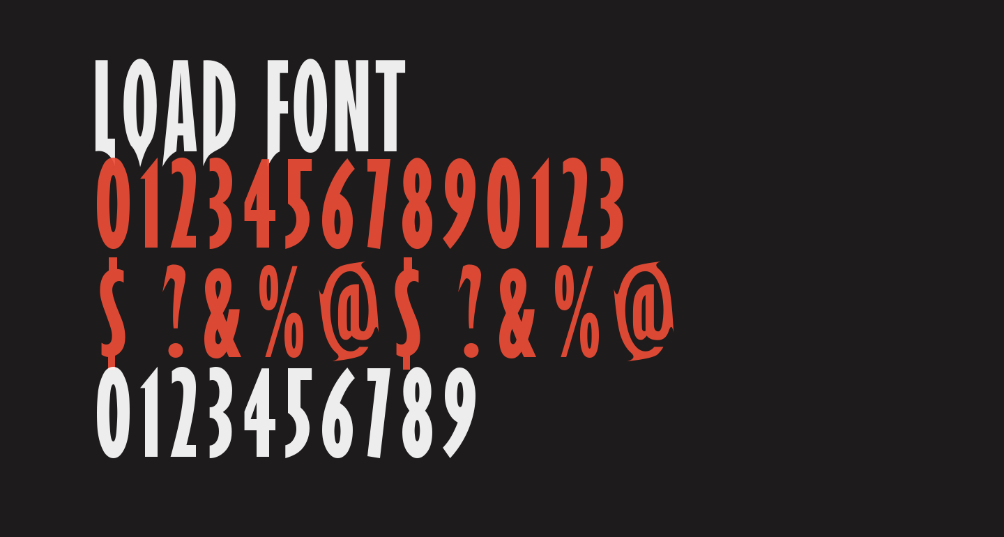 LOAD free Font - What Font Is
