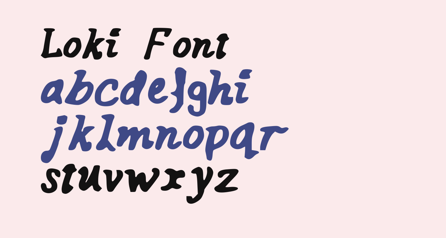 Loki free Font - What Font Is