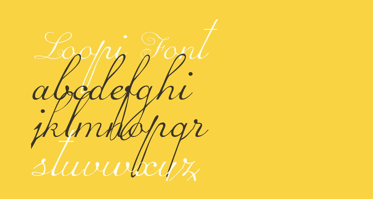Loopi free Font - What Font Is