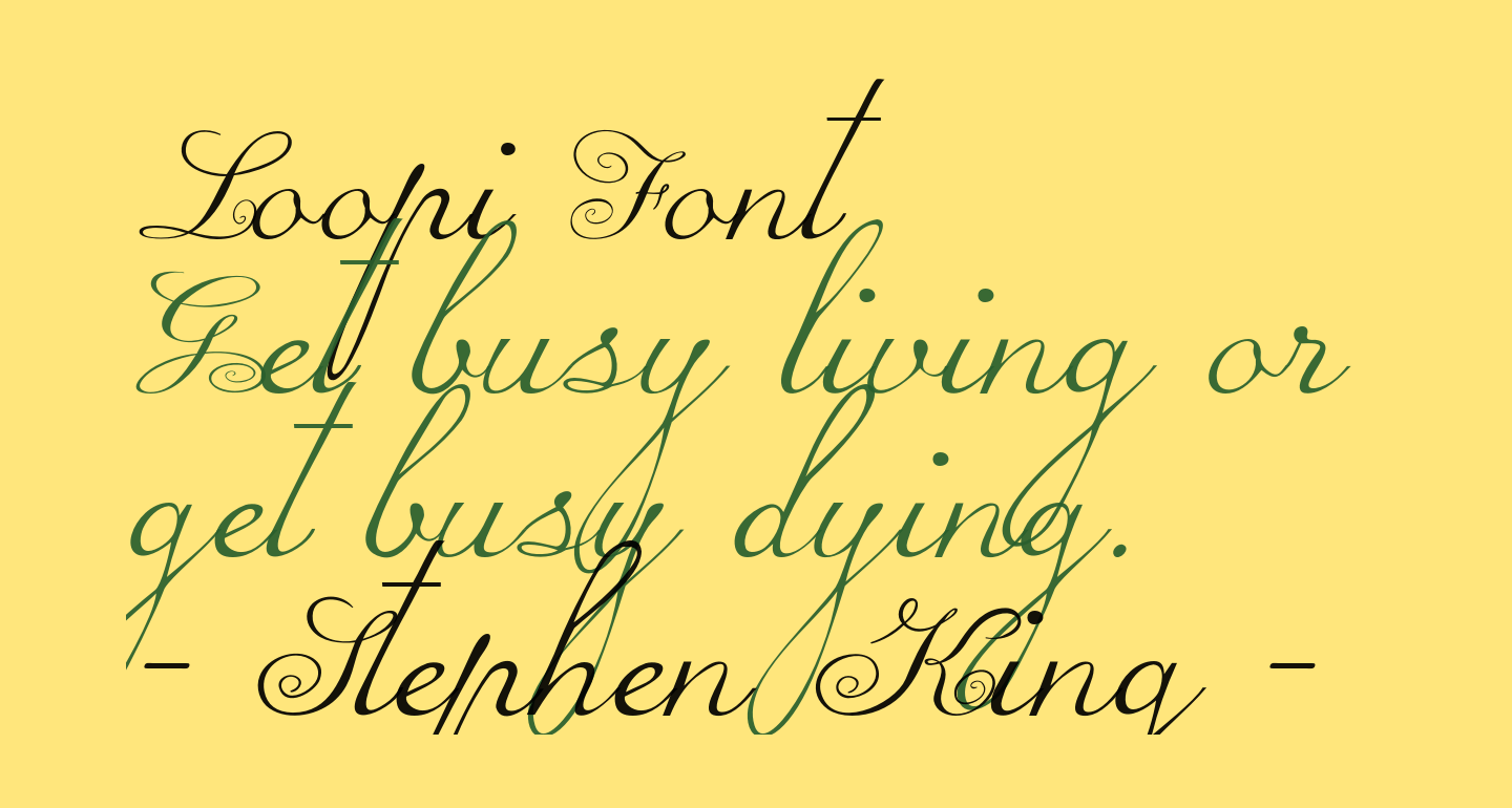 Loopi free Font - What Font Is