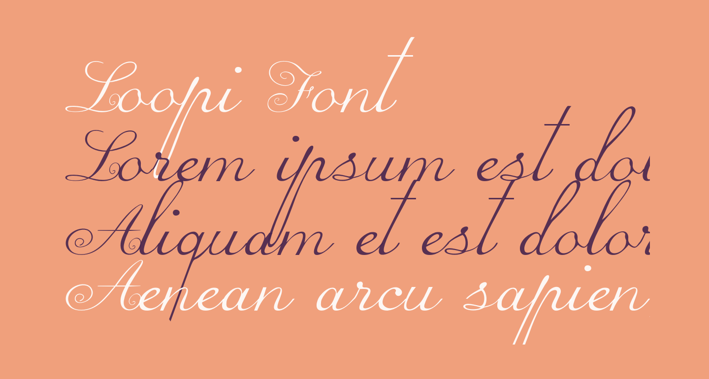 Loopi free Font - What Font Is