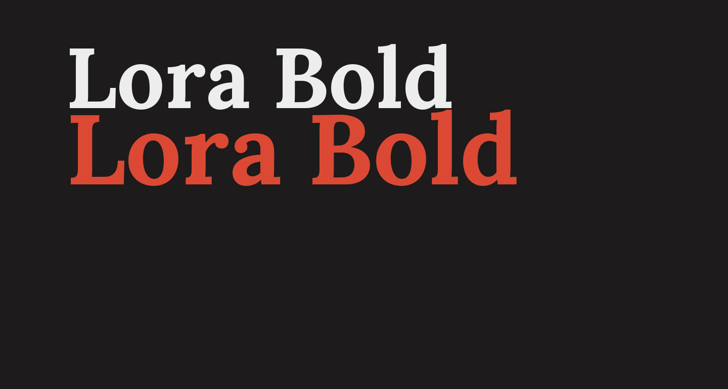 Lora Bold free Font - What Font Is