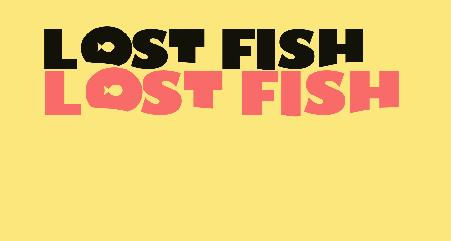 Lost Fish free Font - What Font Is