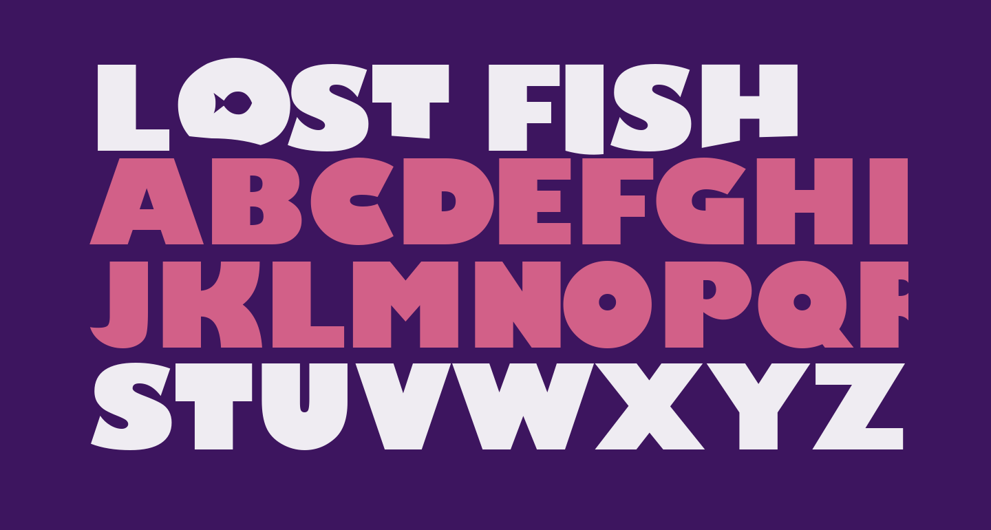 Lost Fish free Font - What Font Is