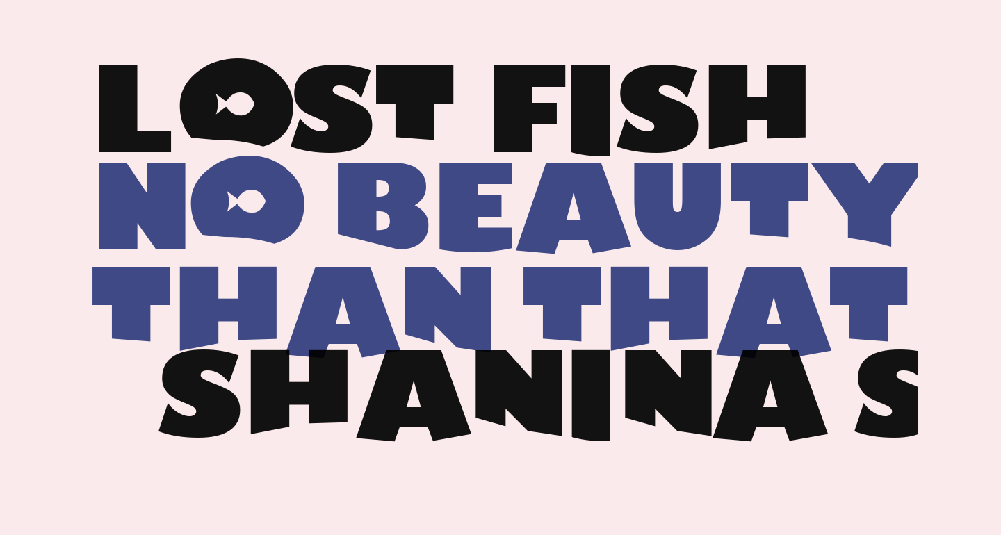 Lost Fish free Font - What Font Is